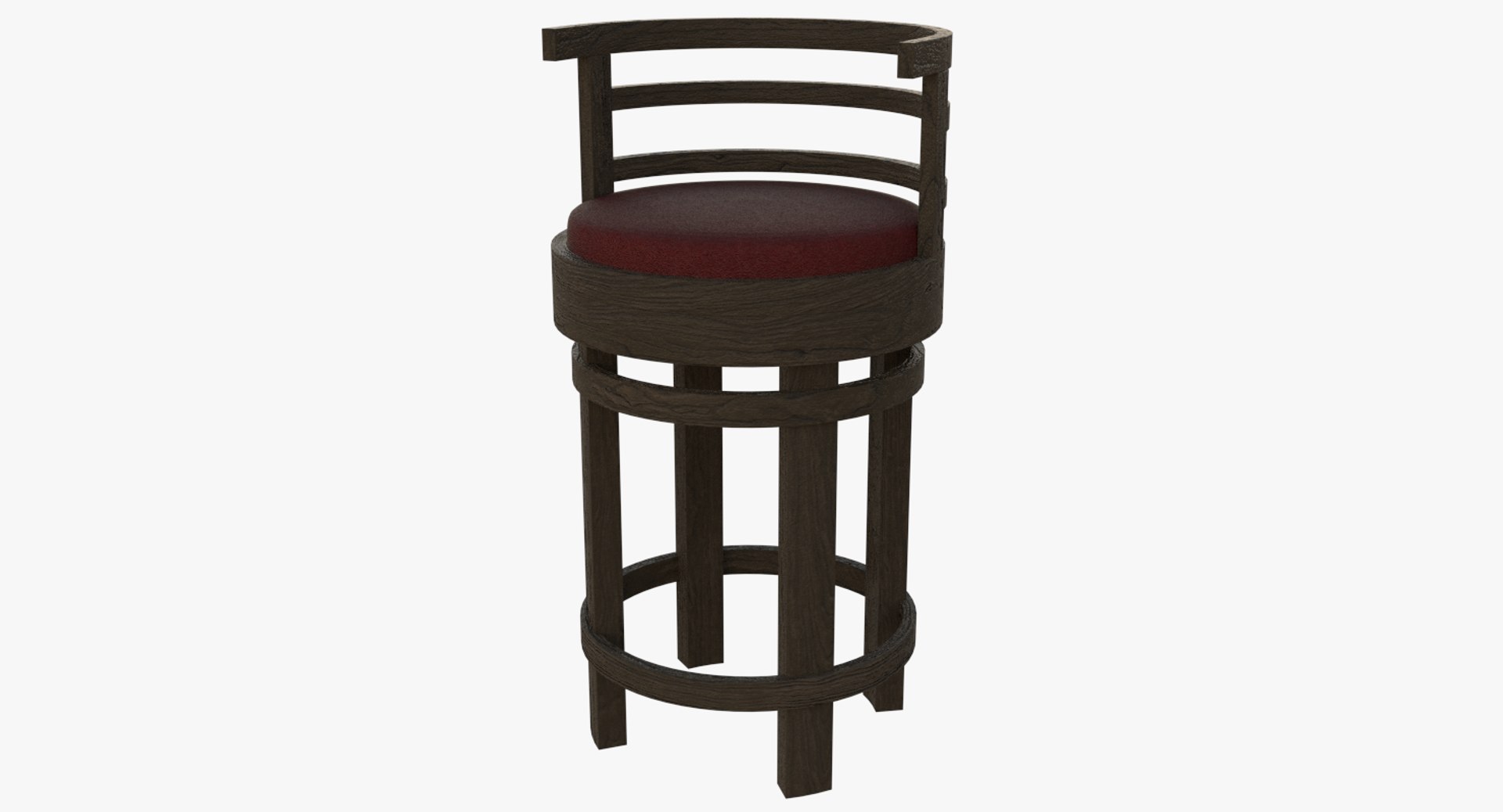 bar chair 3d model