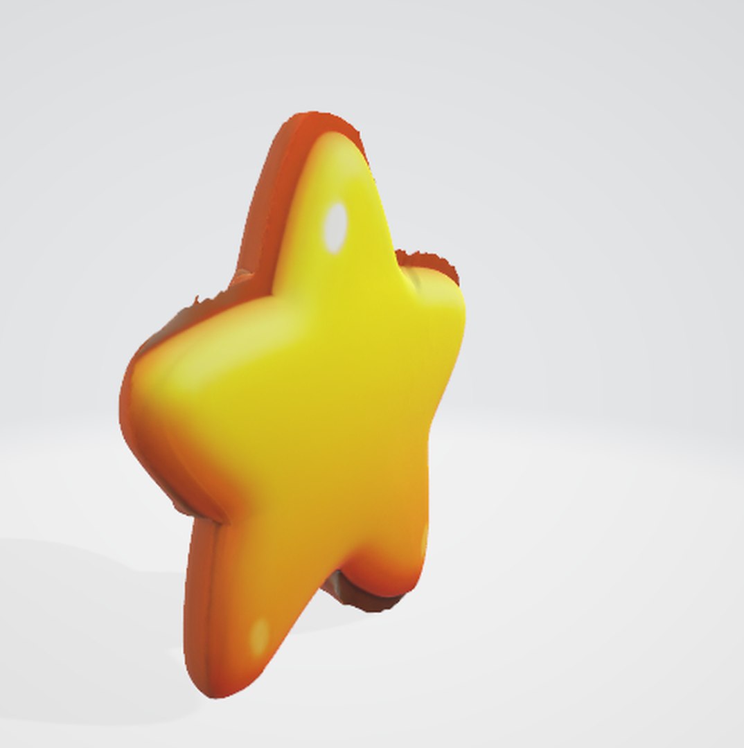 Cute Yellow Star 3D Asset 3D Model - TurboSquid 2284913