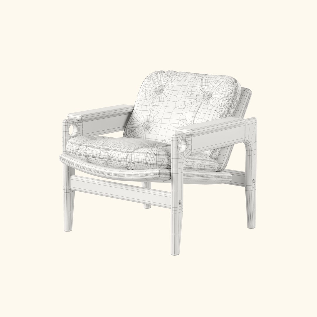 Renata Poltrona Sergio Rodrigues 3D Model - TurboSquid 2308587