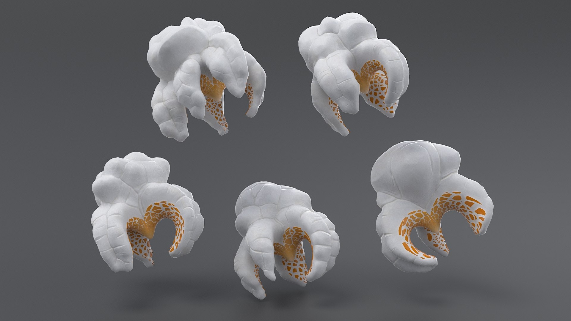 Popcorn Animated Collection 3D Model - TurboSquid 2128955