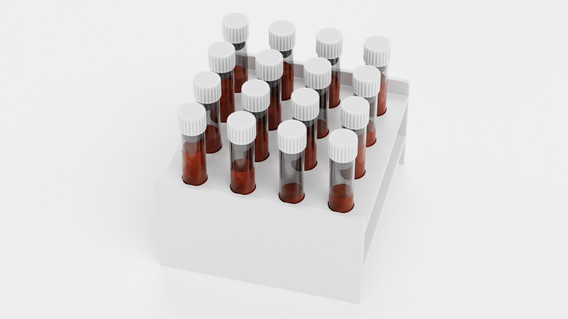 3D Model Test Tubes Covid-19 Sign - TurboSquid 1523546