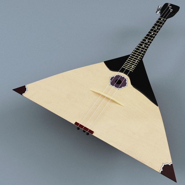 3d model russian balalaika