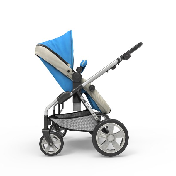 baby stroller 3d max