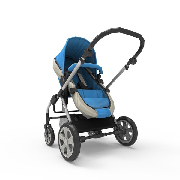 baby stroller 3d max