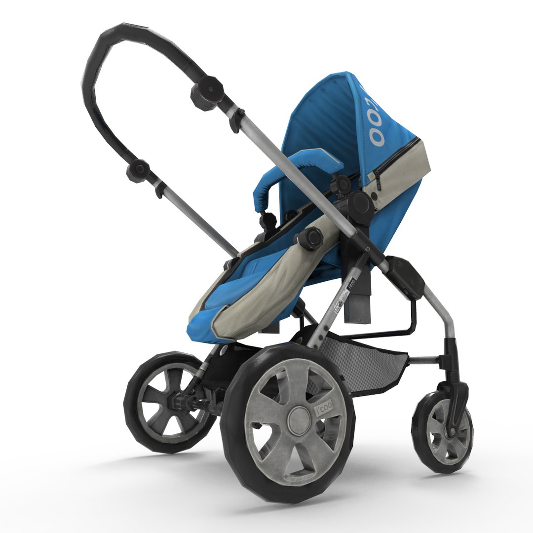 Baby Stroller 3d Max