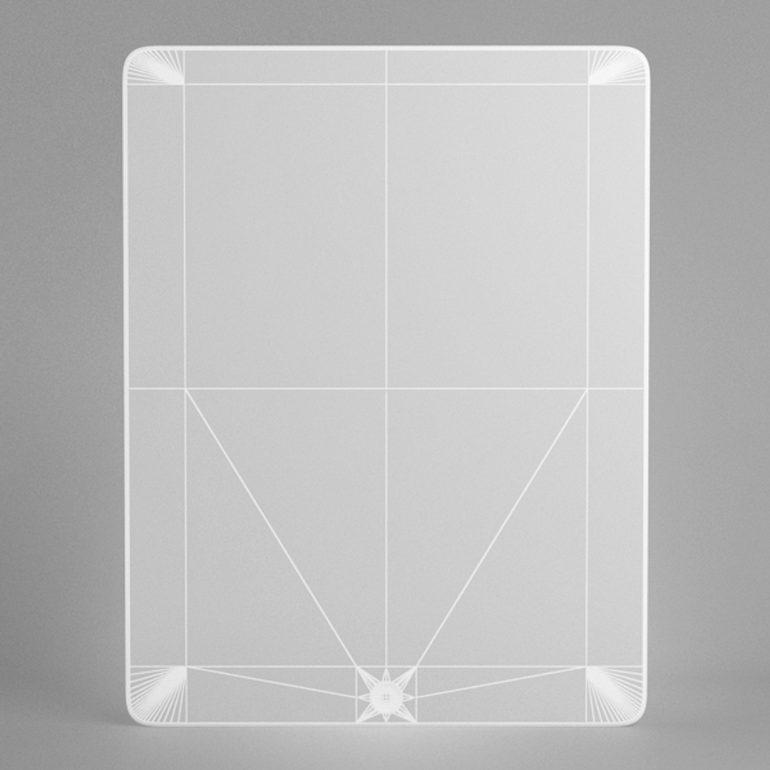 3d Apple New Ipad Retina Model