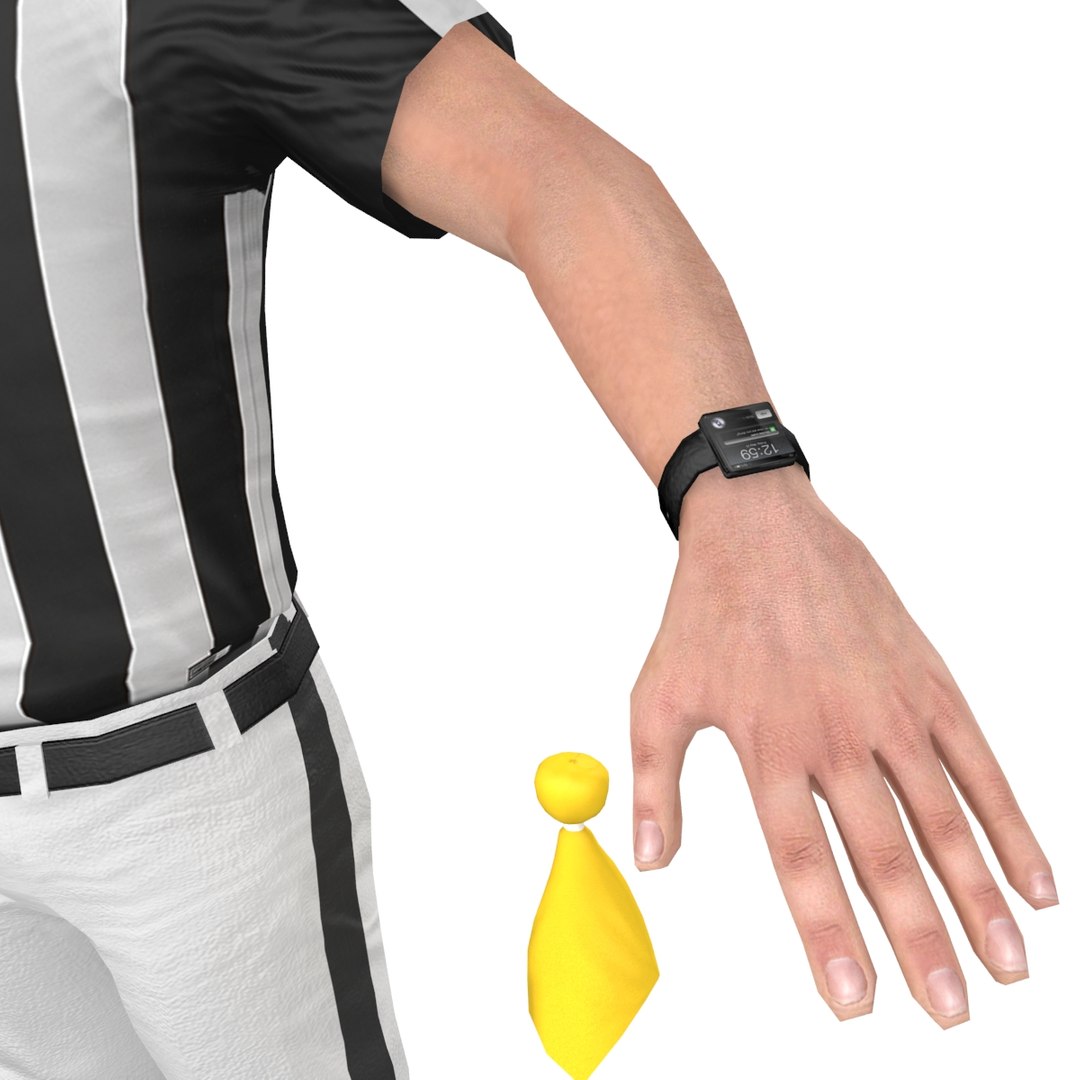 Football referee 3D - TurboSquid 1299870
