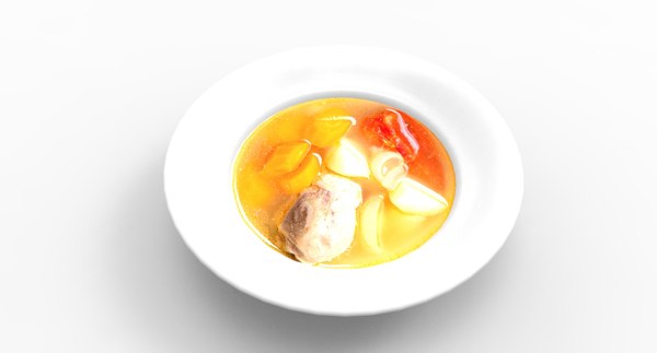 3D soup food model - TurboSquid 1571734
