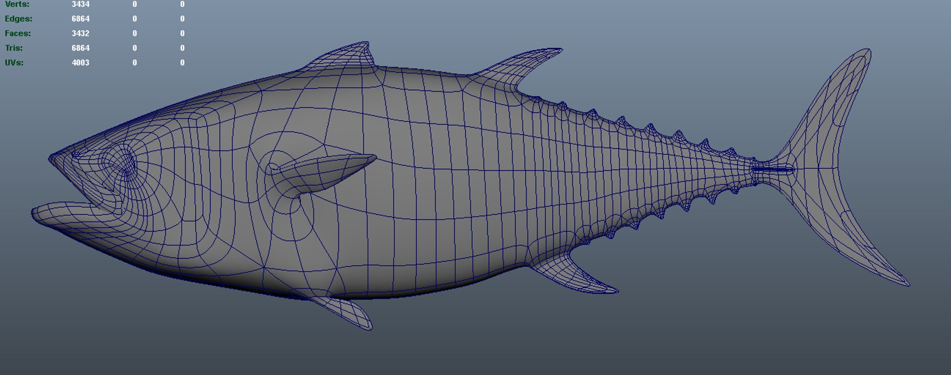 Pacific Bluefin Tuna 3D Model - TurboSquid 1420401