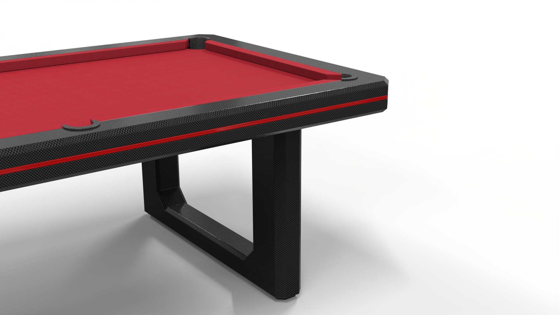 Hexagon Pool Table 3D Model - TurboSquid 2102333