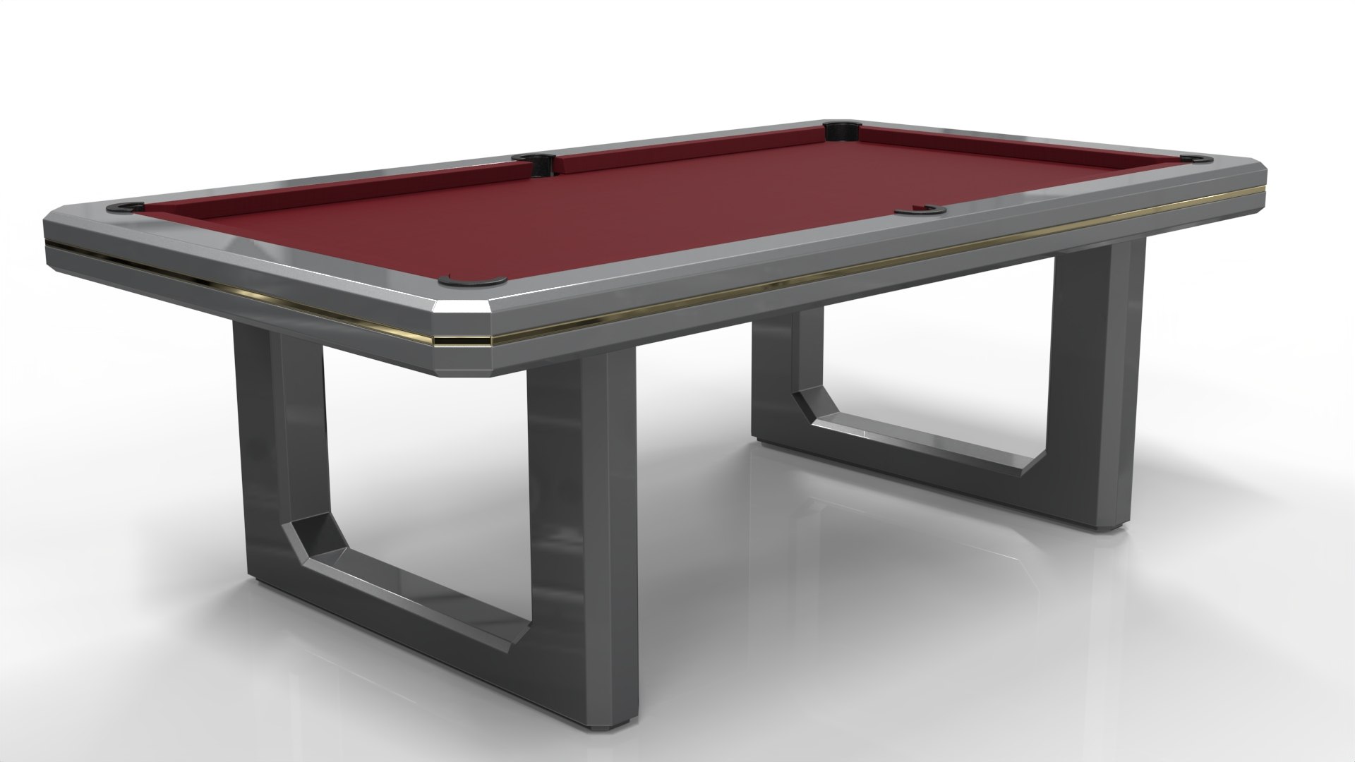 Hexagon Pool Table 3D Model - TurboSquid 2102333