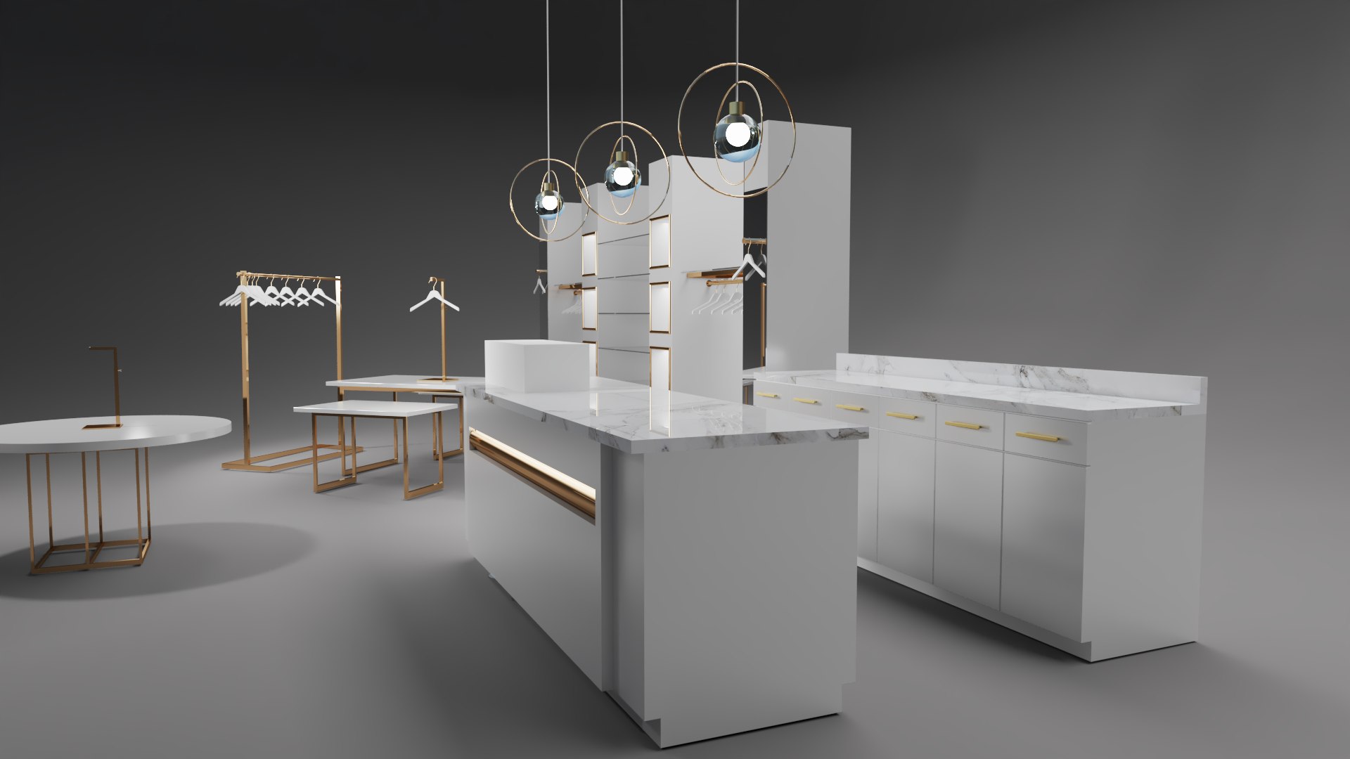 3D LADIES RETAIL STORE DISPLAY COLLECTION - TurboSquid 1818583