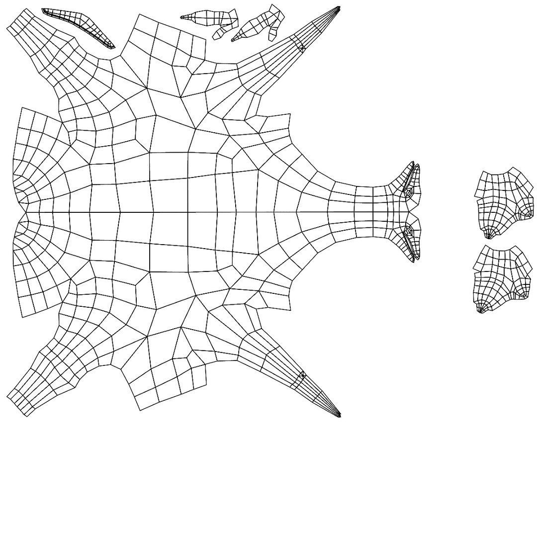 Base Mesh Ostrich 3d Model