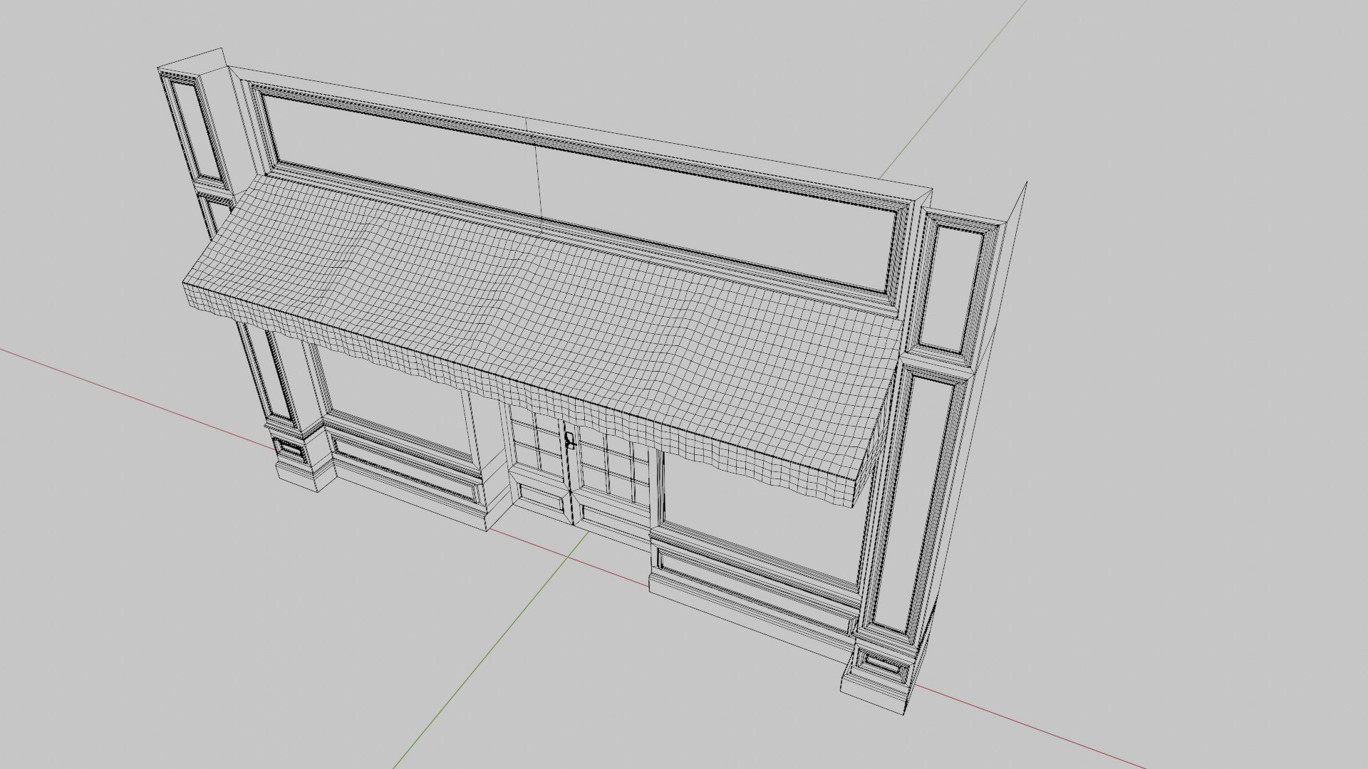 City Shop Front With 4k Pbr Textures Model - TurboSquid 1880373