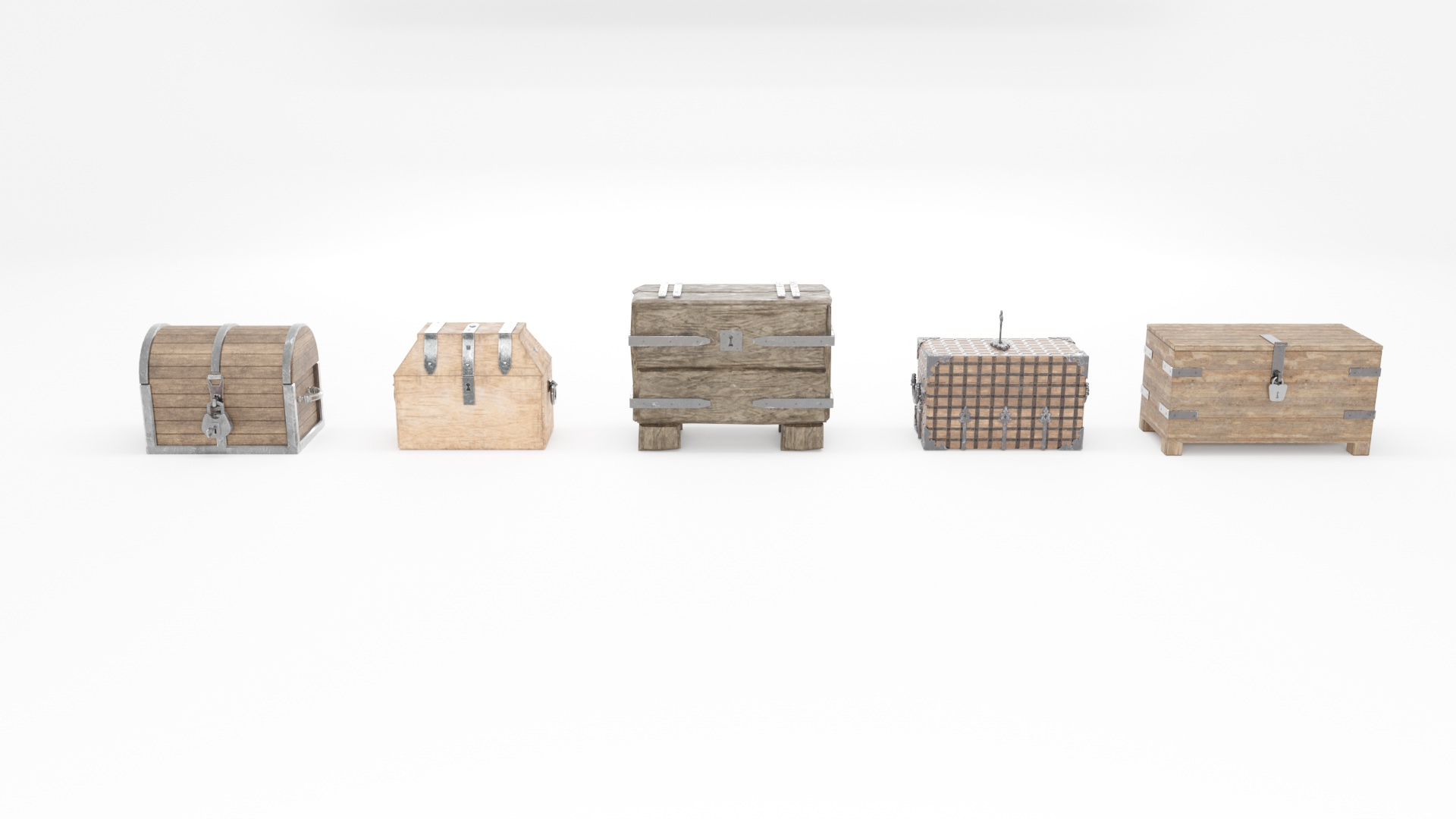 3D Medieval Chests Pack - TurboSquid 2033922