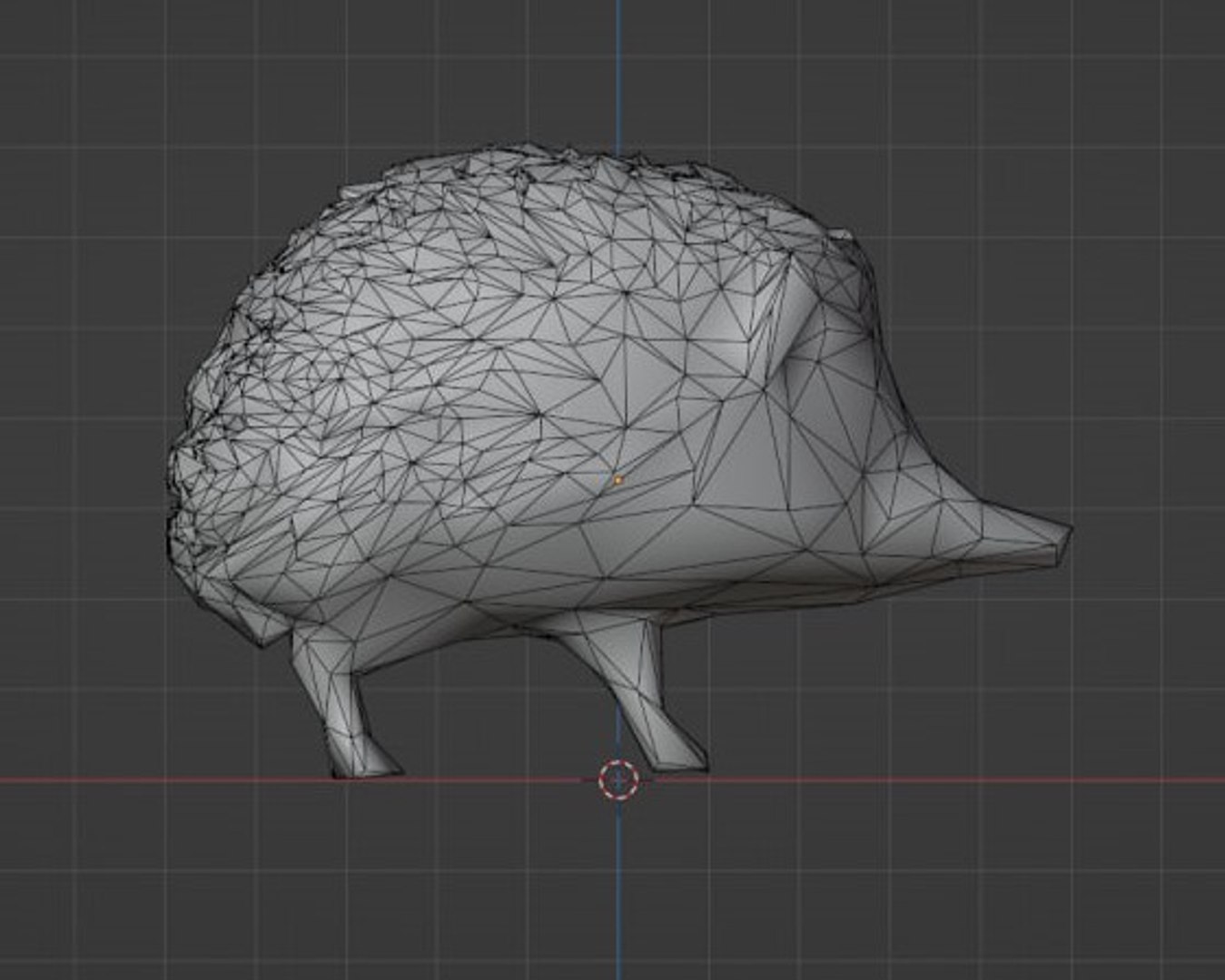 Hedgehog Low-poly Model - TurboSquid 2206872
