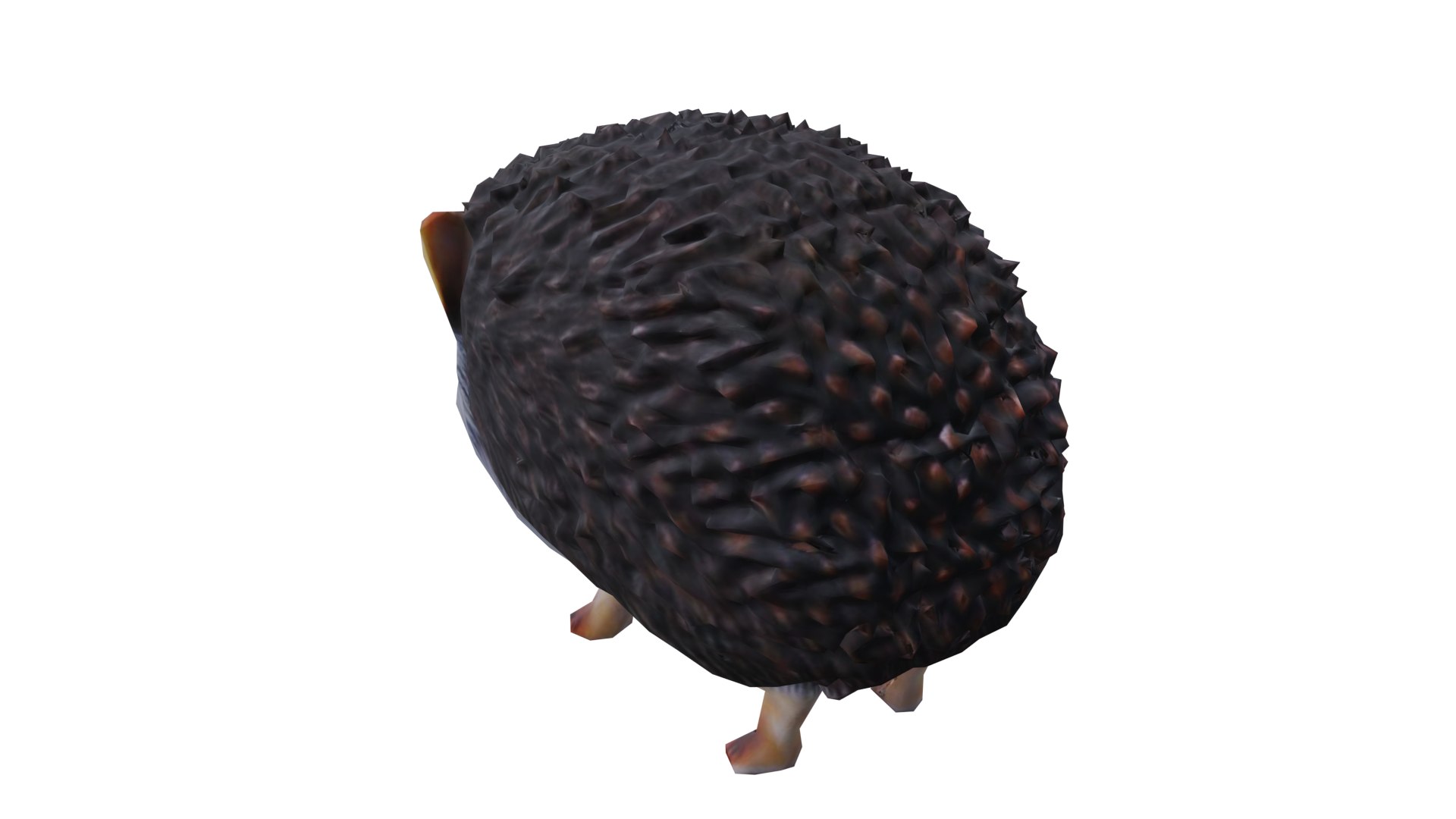 Hedgehog Low-poly Model - TurboSquid 2206872