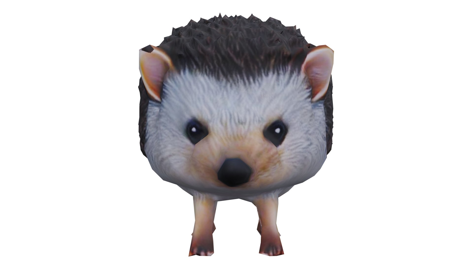 Hedgehog Low-poly Model - TurboSquid 2206872