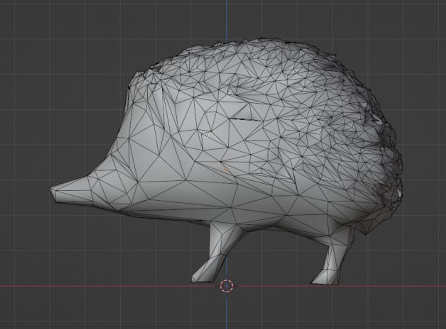 Hedgehog Low-poly Model - TurboSquid 2206872