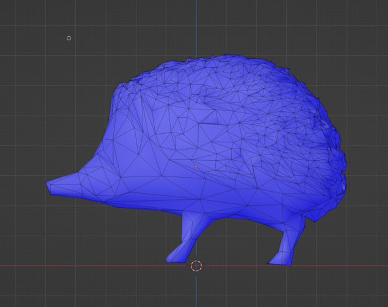 Hedgehog Low-poly Model - TurboSquid 2206872