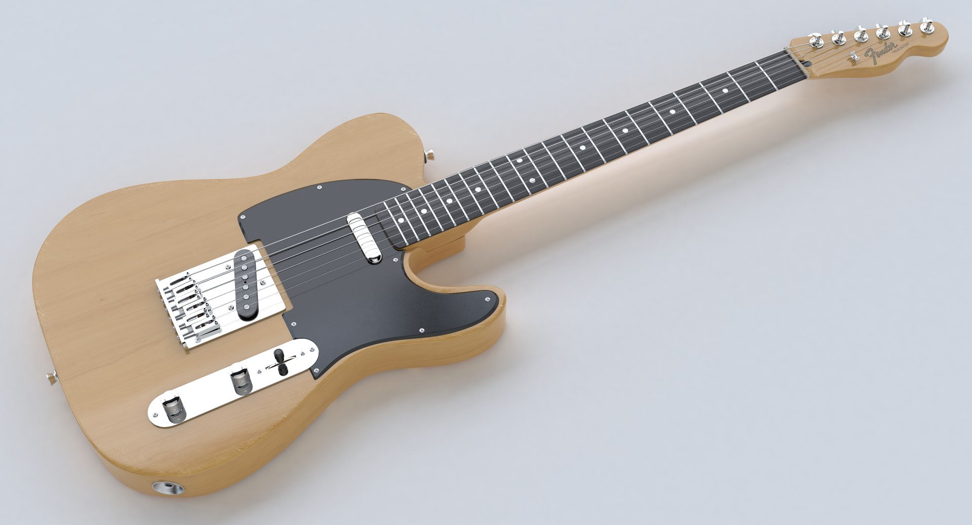 Fender Telecaster Model - TurboSquid 1194324