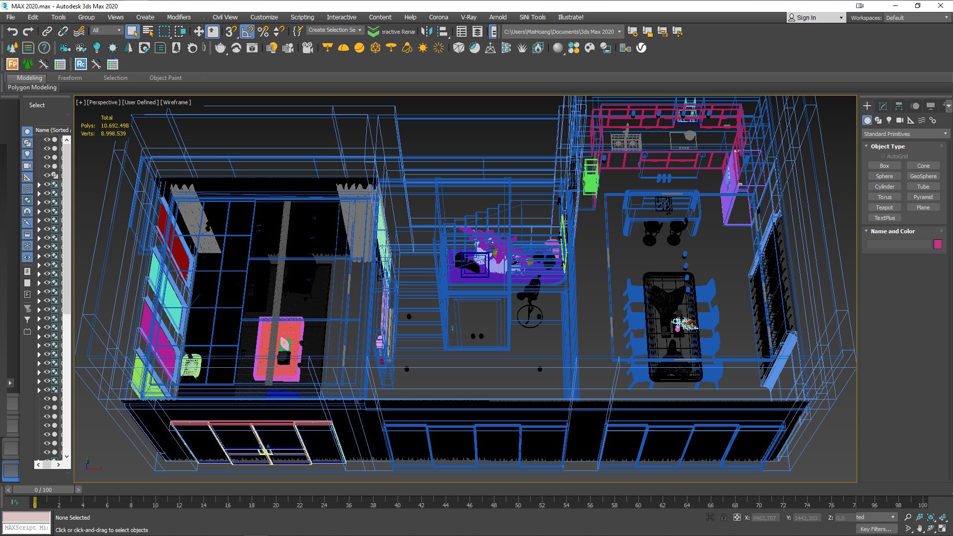 3D Open Space Of Sneech 04 - MAX FBX OBJ SKP Simlab Collada ...