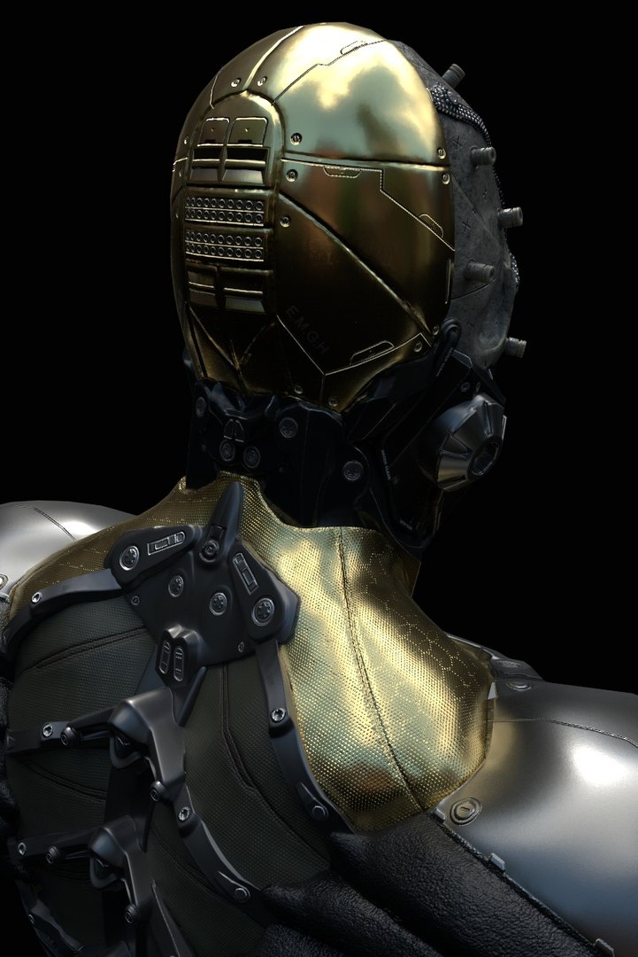 3D Cyber Ninja - TurboSquid 1971689