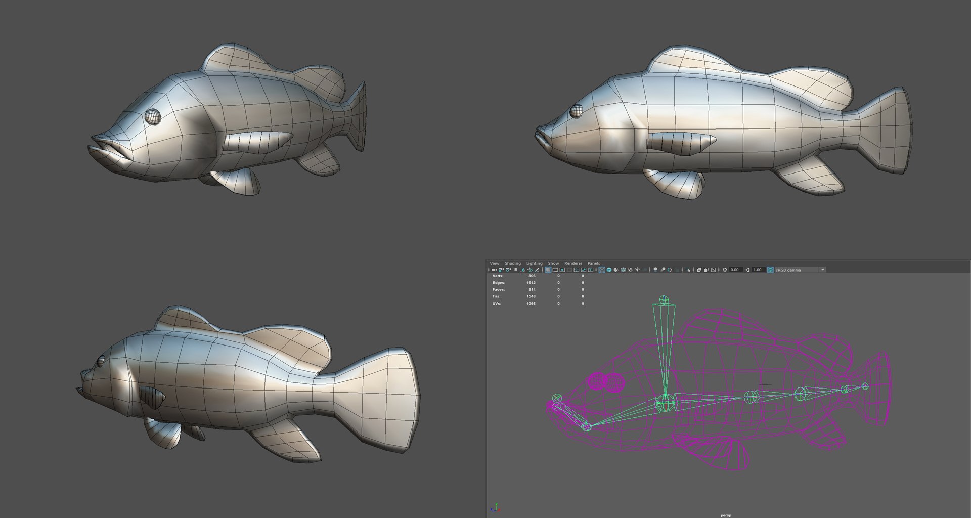 3D model fish illustration - 3 - TurboSquid 1331088