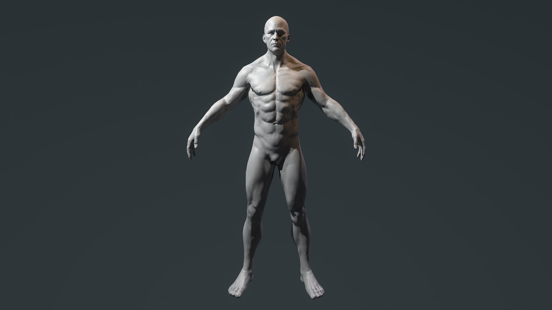 Male Body 3D Model - TurboSquid 1335203