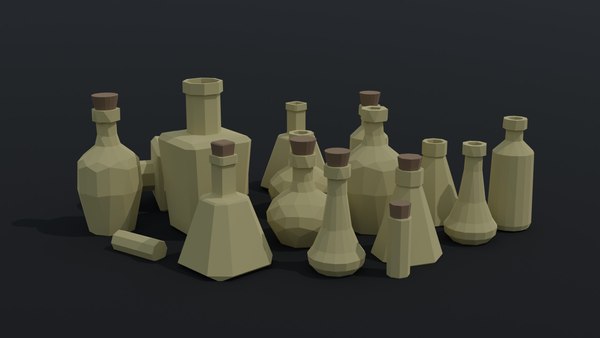 Glass Bottle glTF Models for Download | TurboSquid