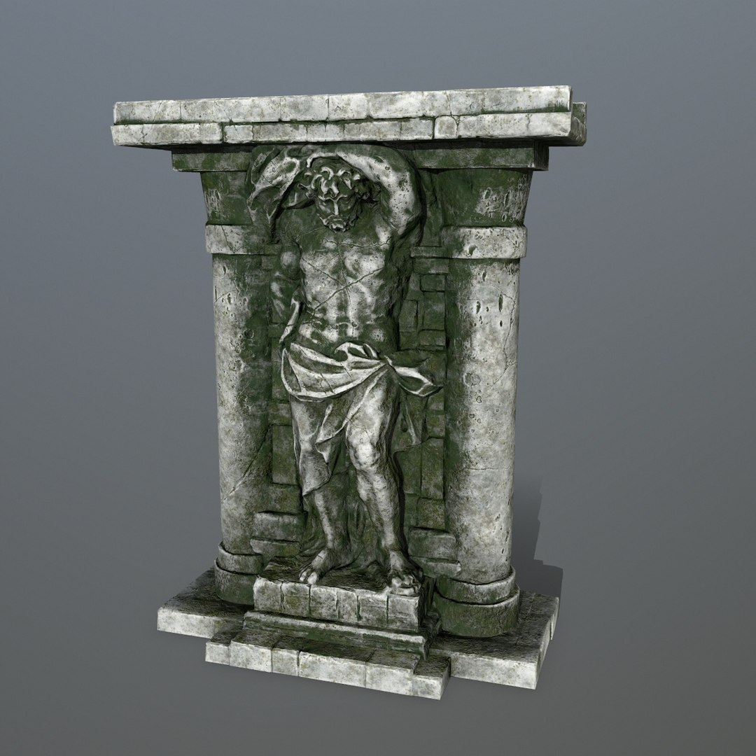 Statue Old 3D Model - TurboSquid 1579106