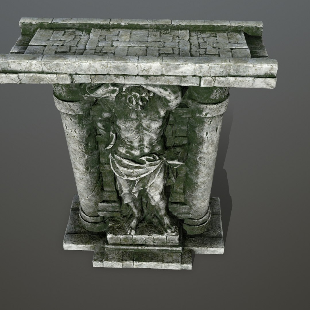 Statue Old 3D Model - TurboSquid 1579106