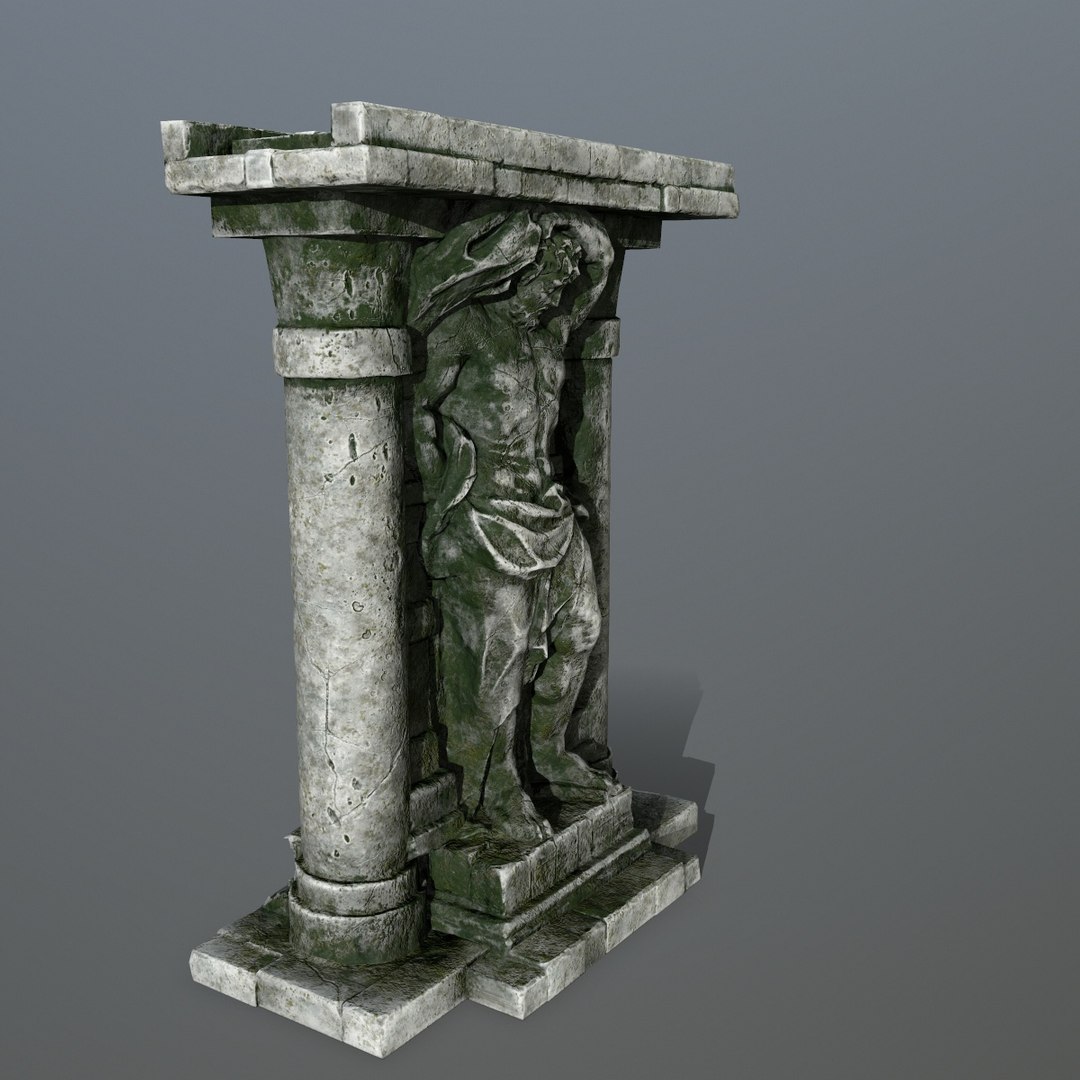 Statue Old 3D Model - TurboSquid 1579106