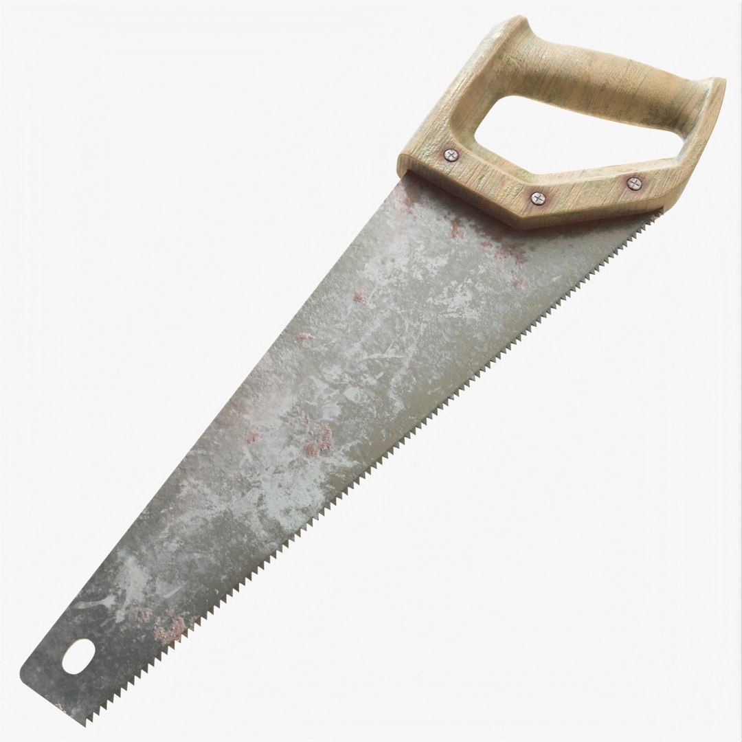 Hacksaw Wood 01 D Model - TurboSquid 1884192
