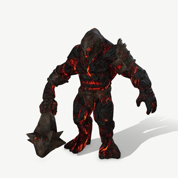 Lava monster 3D - TurboSquid 1910043