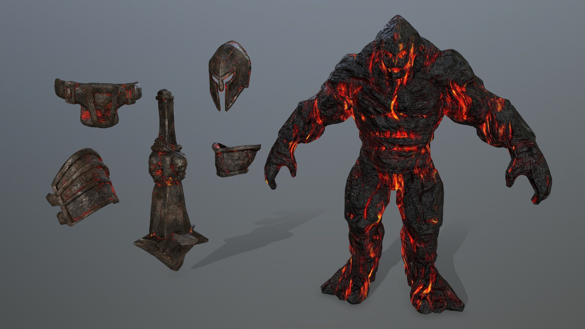 Lava Monster 3D - TurboSquid 1910043