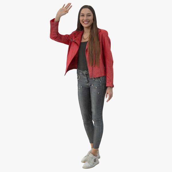 Elizabeth Casual Autumn Interacting Pose 02(1) model - TurboSquid 1856436