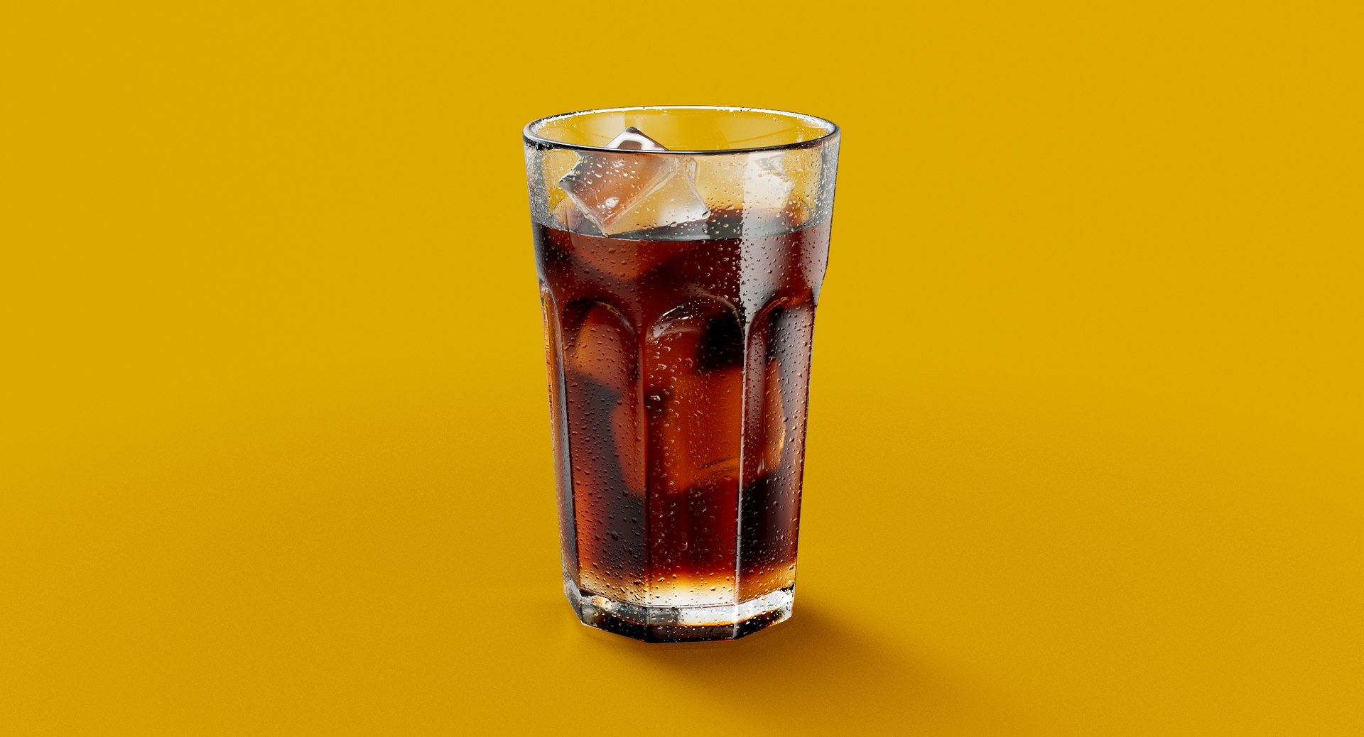 Cartoon Glass Cola Model - TurboSquid 1544848