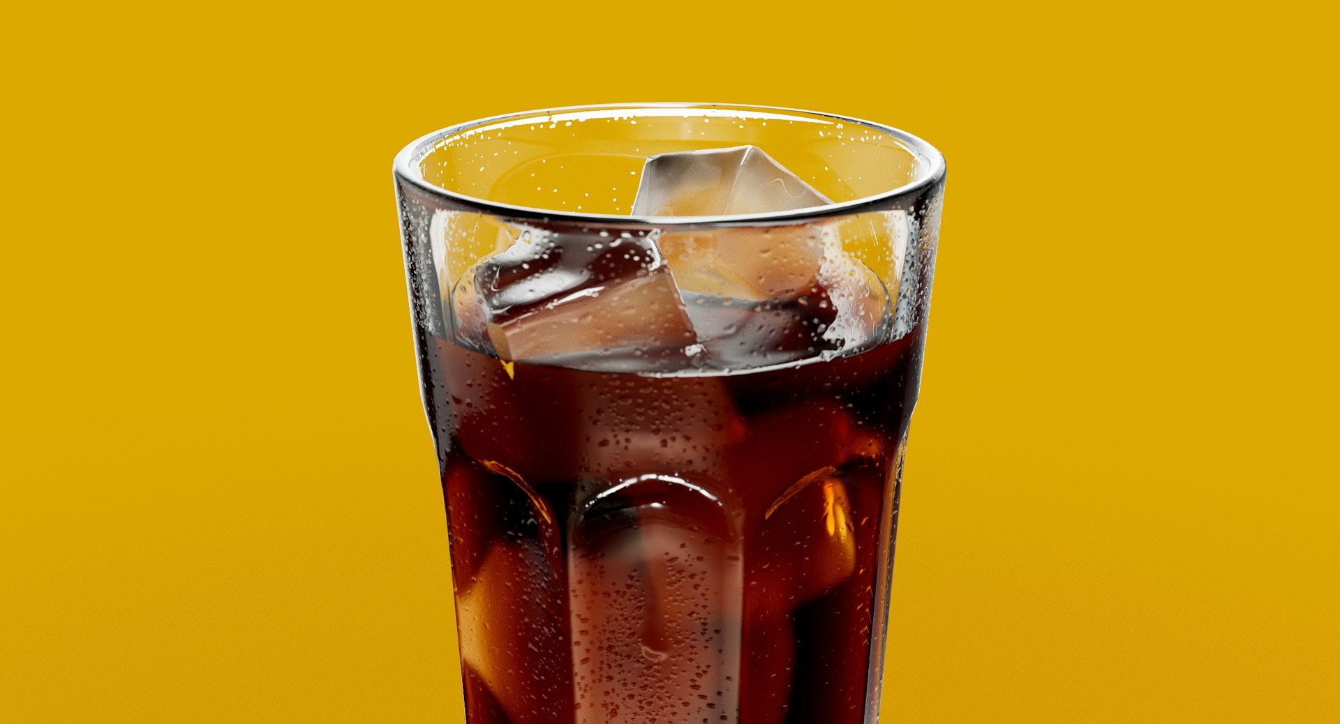Cartoon Glass Cola Model - TurboSquid 1544848