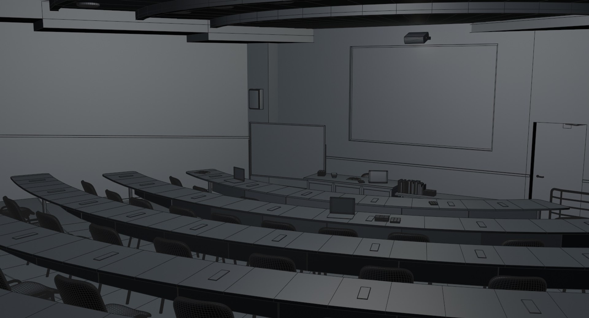 3d Model Lecture Hall