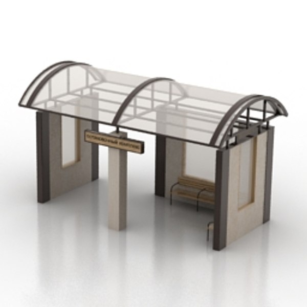 Free 3D Bus-Stop Models | TurboSquid
