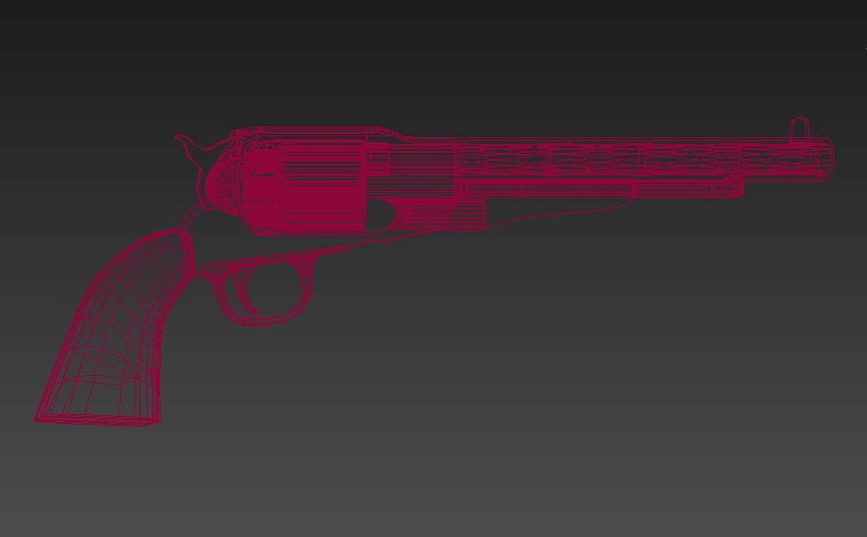 3D Remington 1858 New Army Model - TurboSquid 1251094