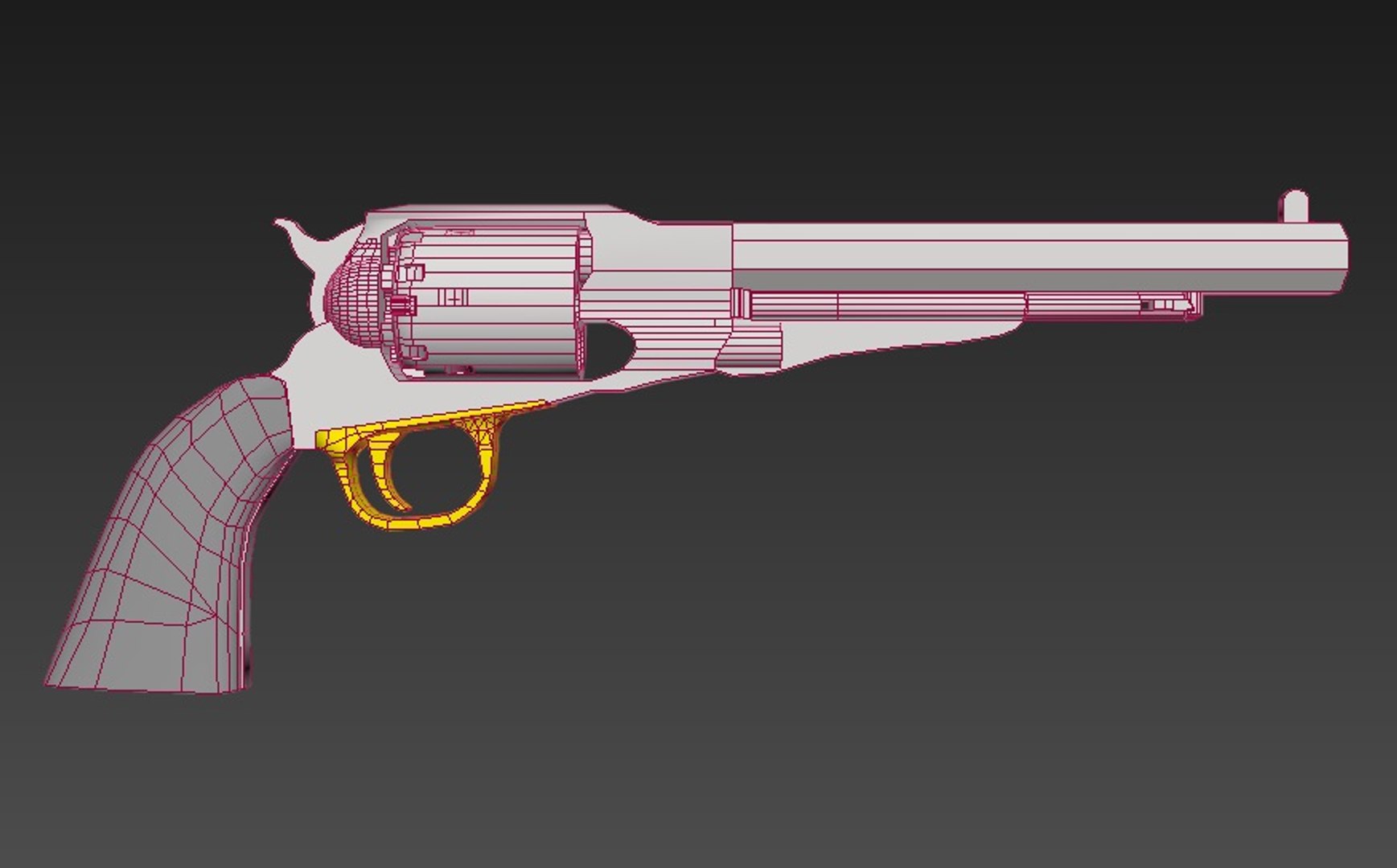 3D Remington 1858 New Army Model - TurboSquid 1251094