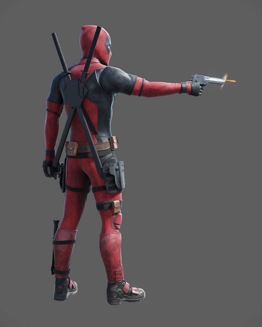 Realistic Deadpool Model - TurboSquid 1163426