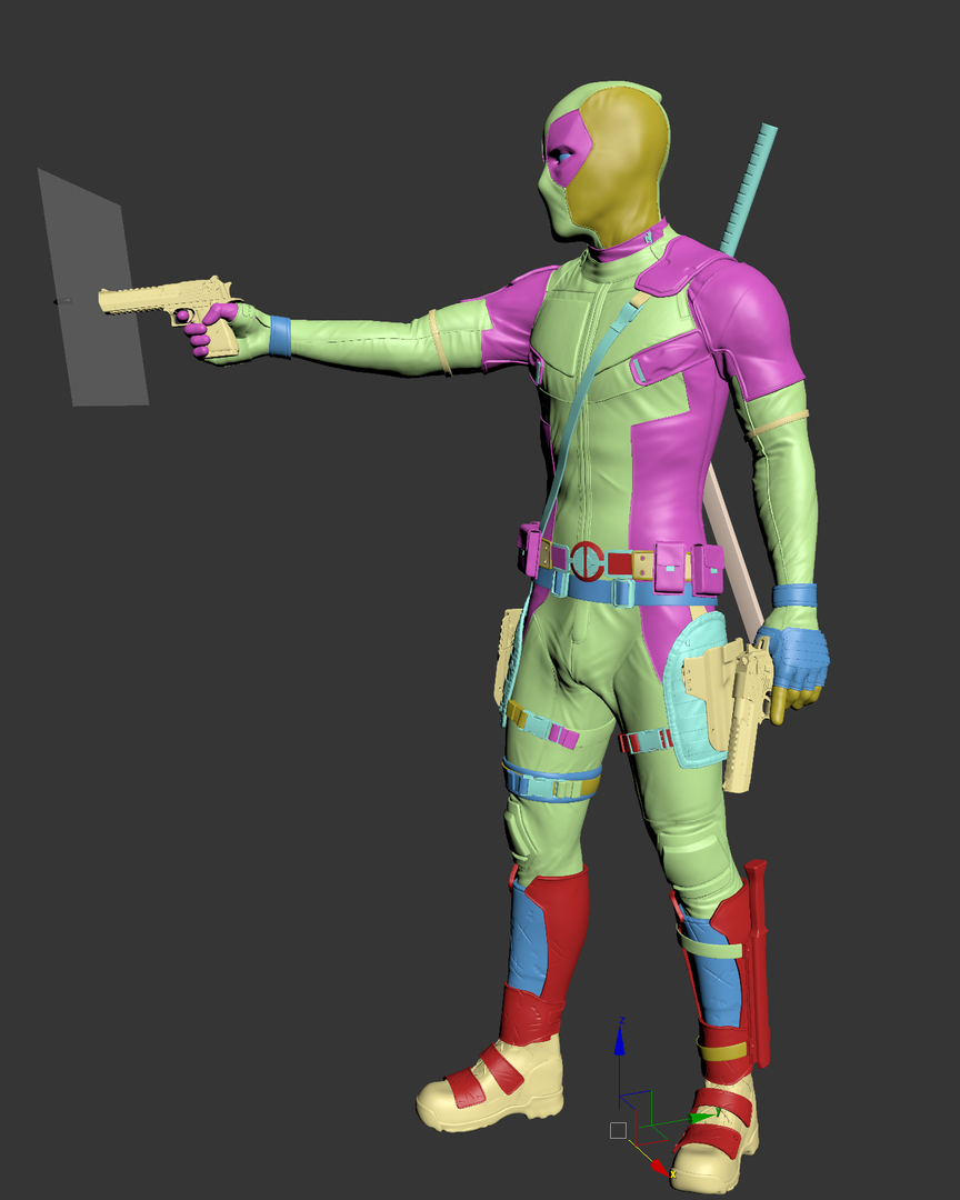 Realistic deadpool model - TurboSquid 1163426