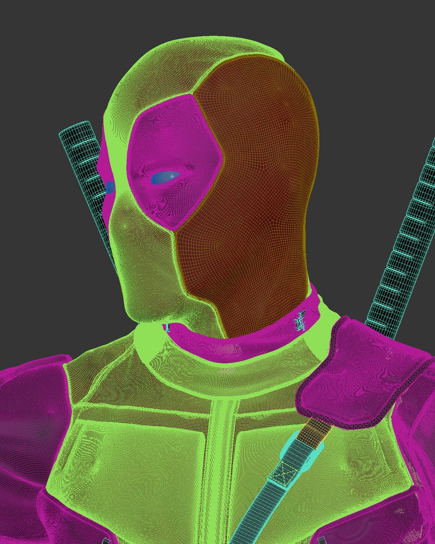 Realistic Deadpool Model - TurboSquid 1163426