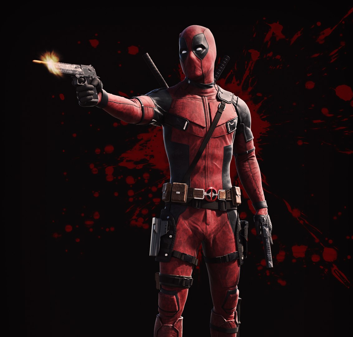 Realistic Deadpool Model - TurboSquid 1163426