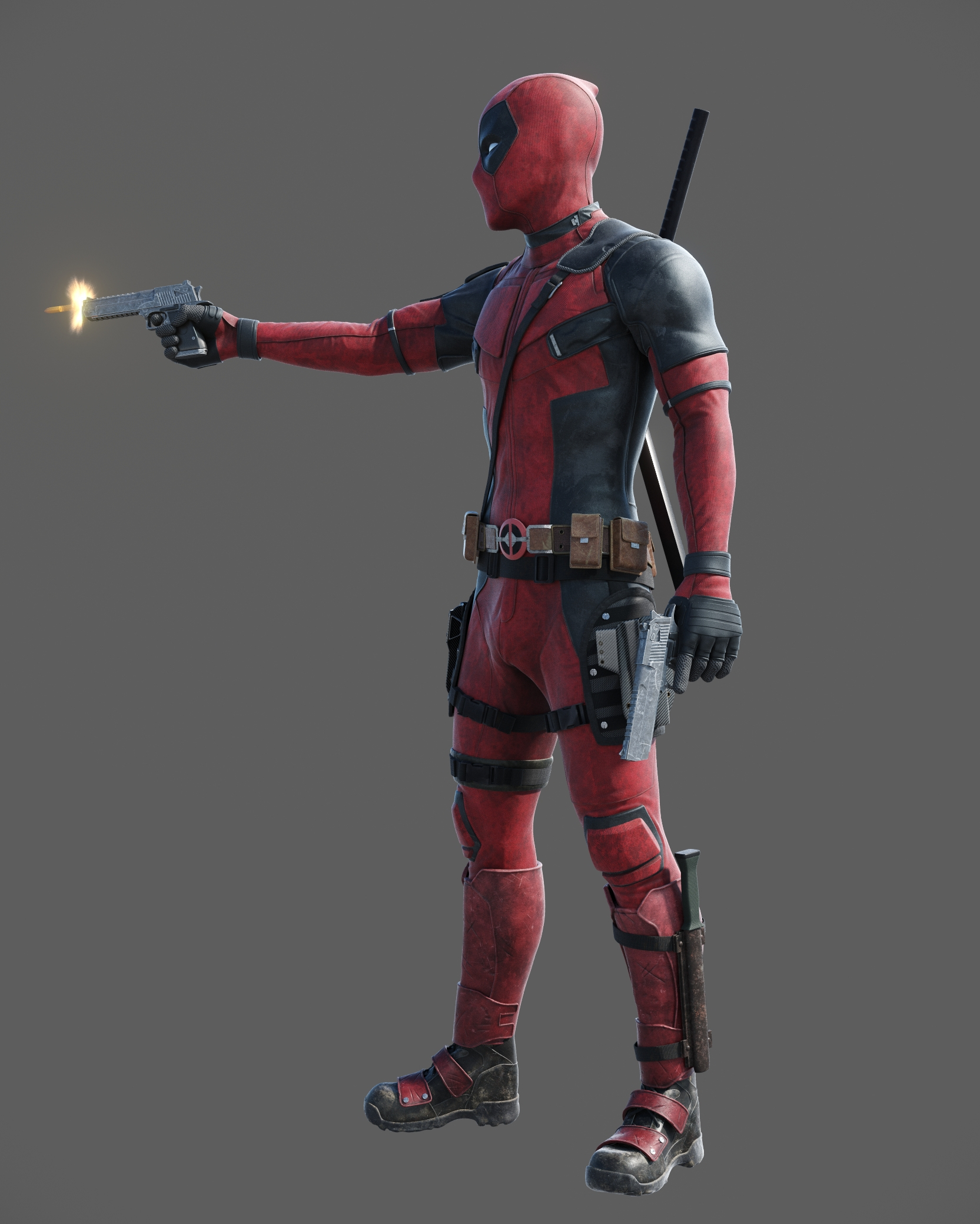Realistic deadpool model - TurboSquid 1163426