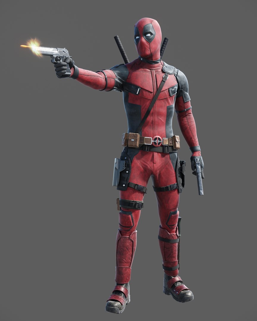 Realistic Deadpool Model - TurboSquid 1163426