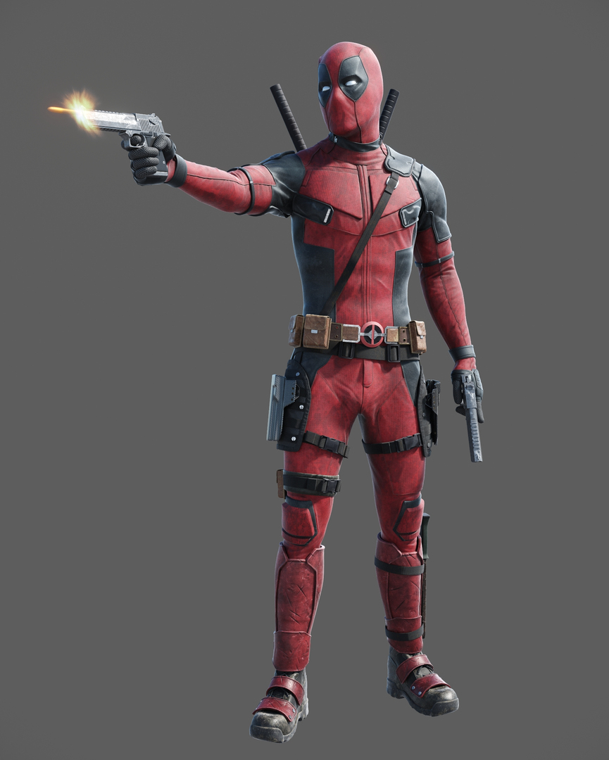 Realistic deadpool model - TurboSquid 1163426
